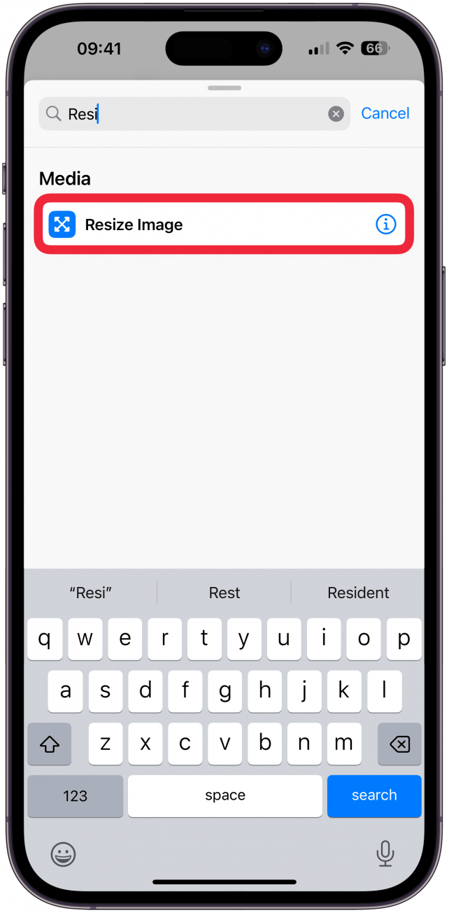 How to Resize an Image on iPhone