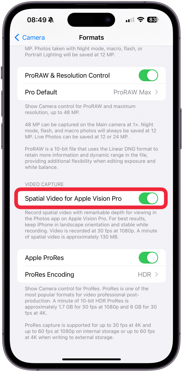 How to Record Spatial Video on iPhone