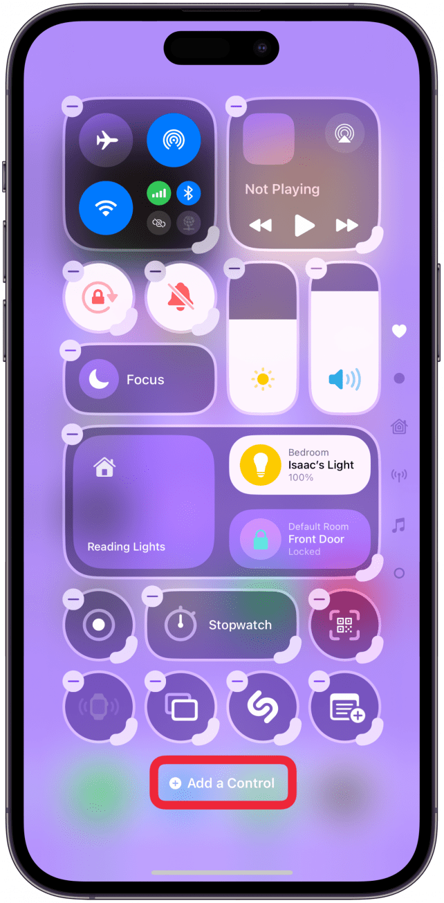 Every Option in the New Control Gallery Explained