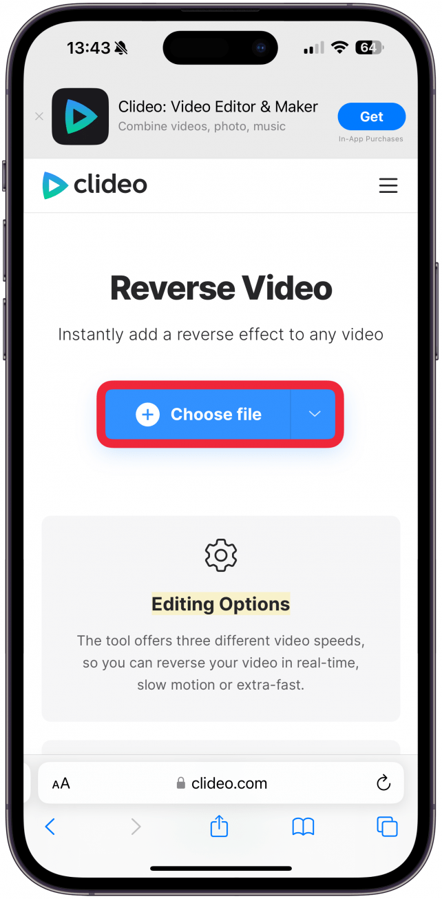 How to Reverse a Video on iPhone