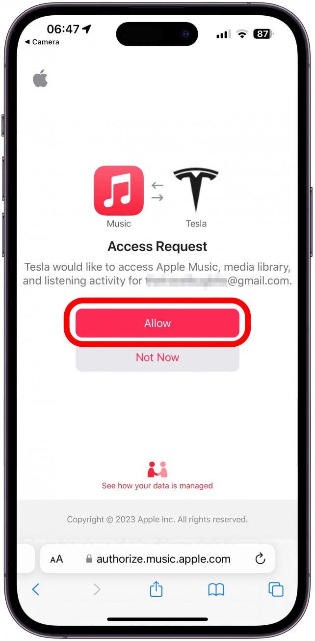 Tesla Apple Music Update: How to Sign In to Your Apple Music Account