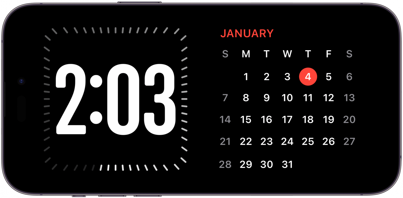 How to Get Digital Clock on Standby