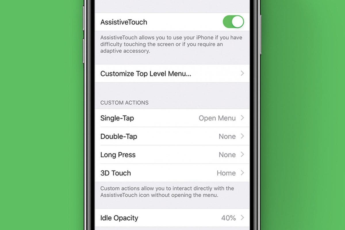How to Add 3D Touch Actions to AssistiveTouch