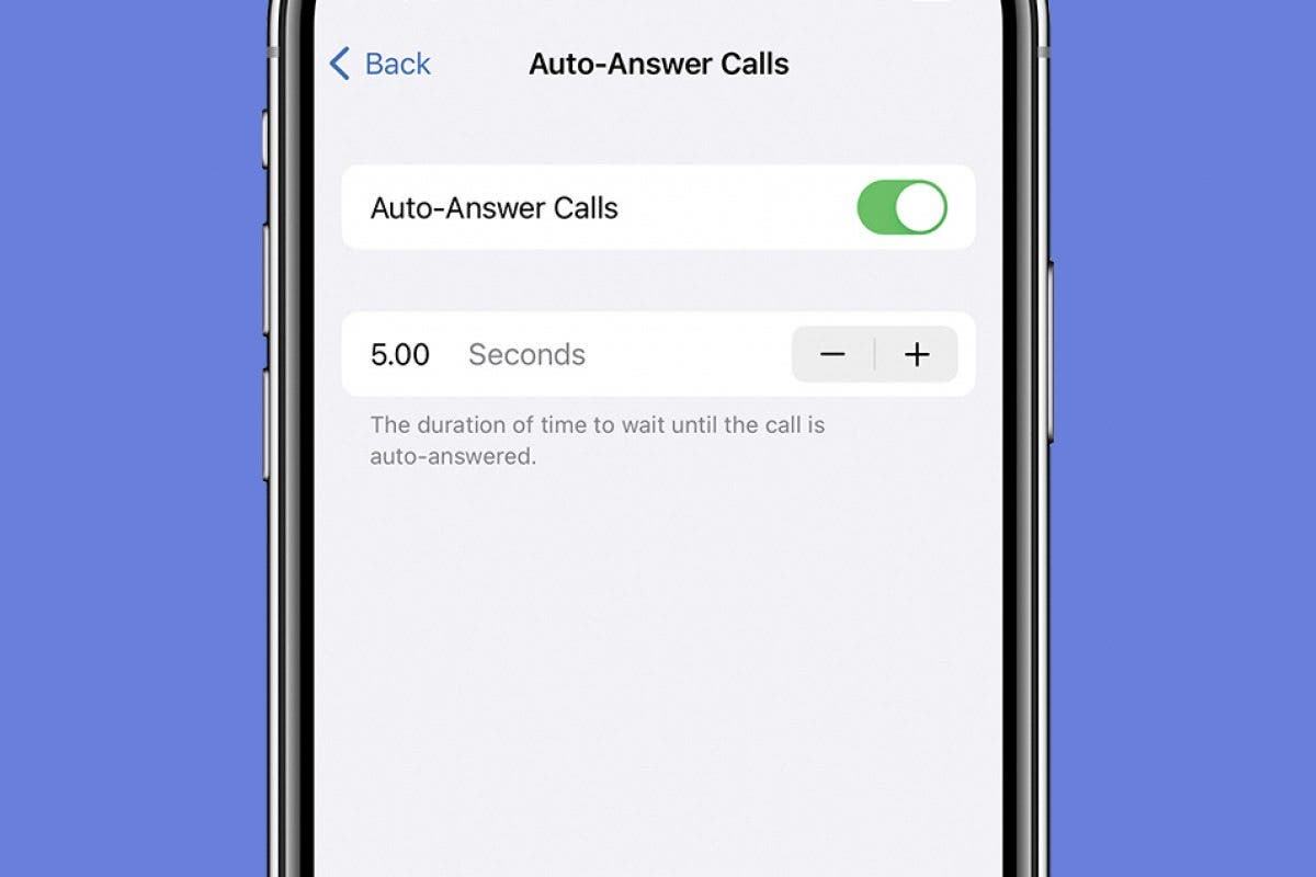 How to Use iPhone's Auto-Answer Calls Setting