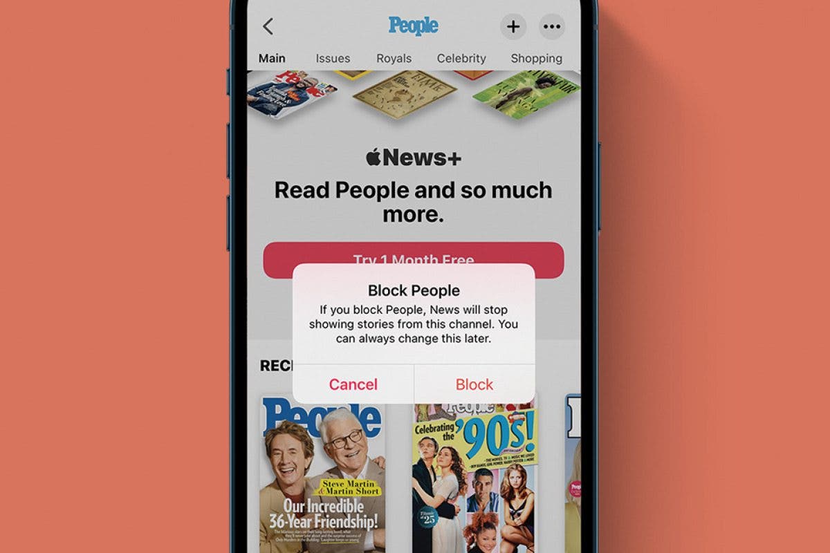 How to Block a Channel in Apple News on iPhone