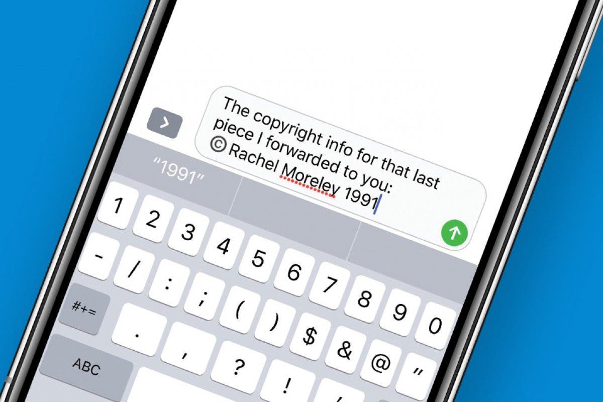 Keyboard Symbols: How to Type the Copyright Symbol on Your iPhone