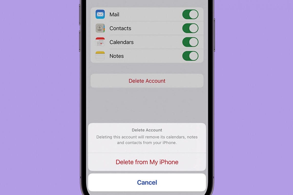 Quickly Delete an Email Account from Your iPhone