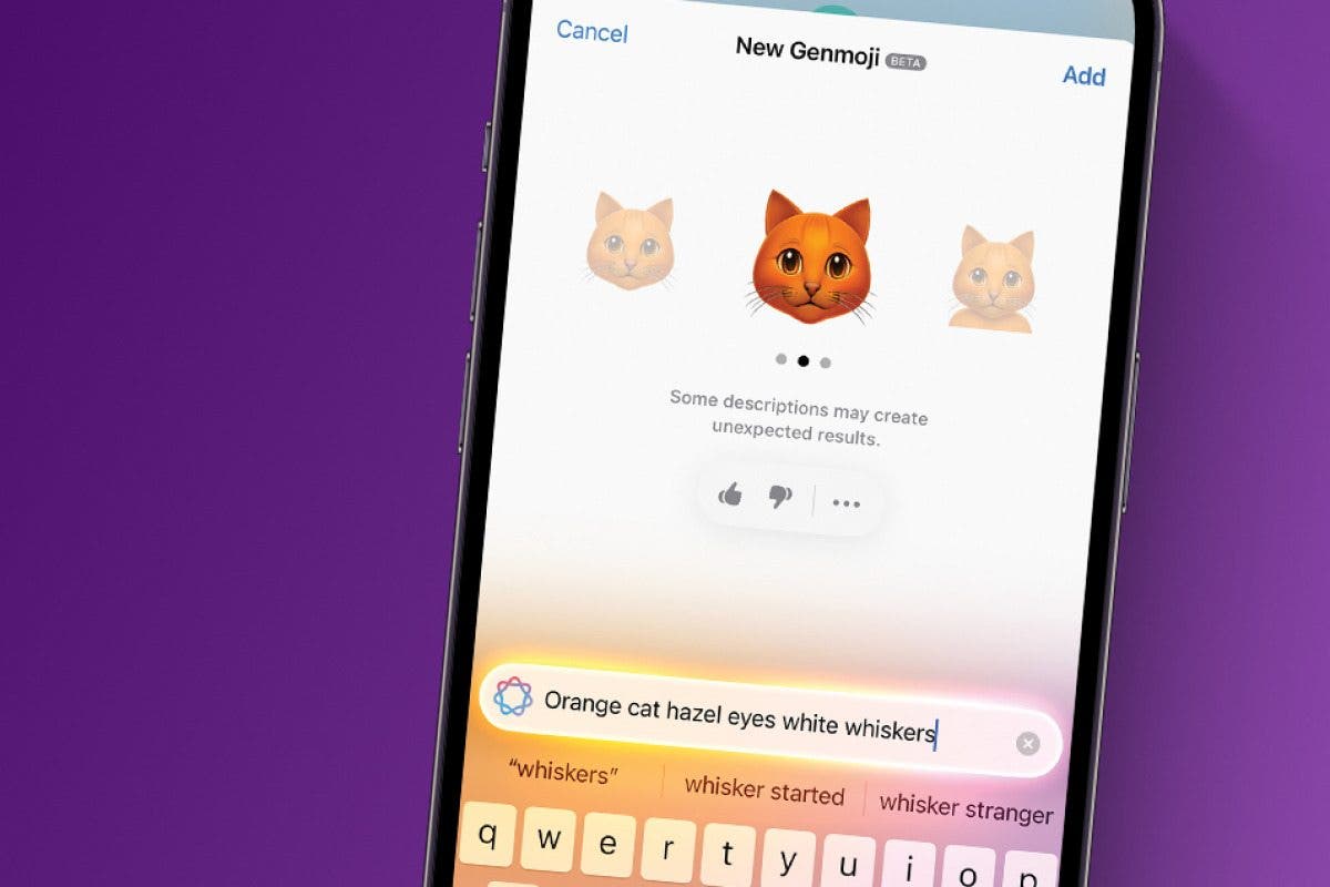 Iphone Emoji Cats How To Use Genmoji To Make Custom Emojis Of Your