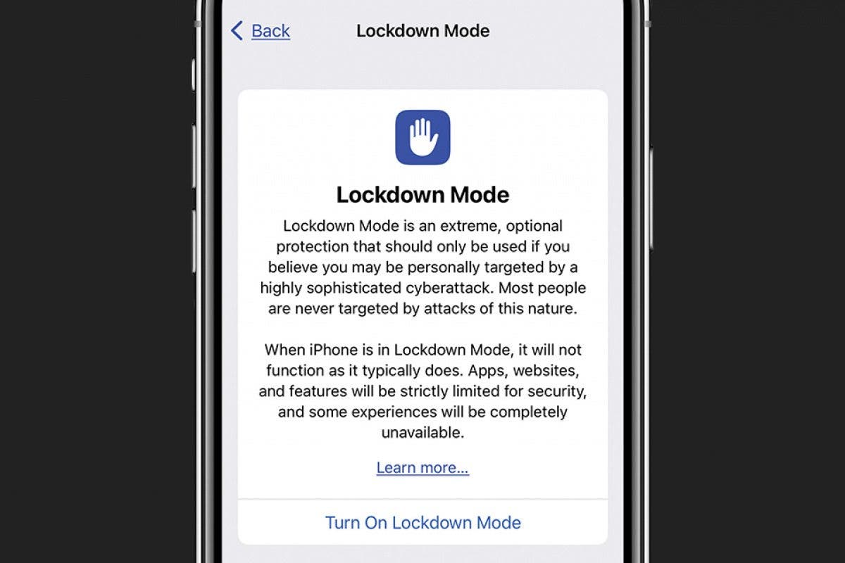 How to Protect an iPhone from Cyberattack with Lockdown Mode