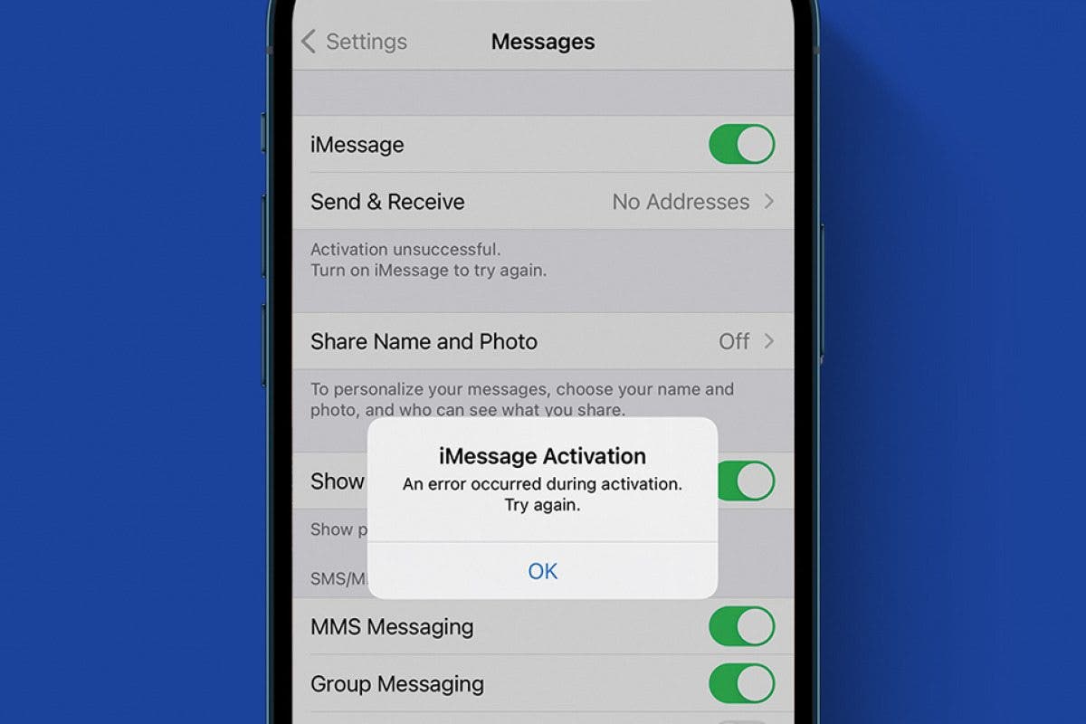 How to Fix an iMessage Activation Error Fast!