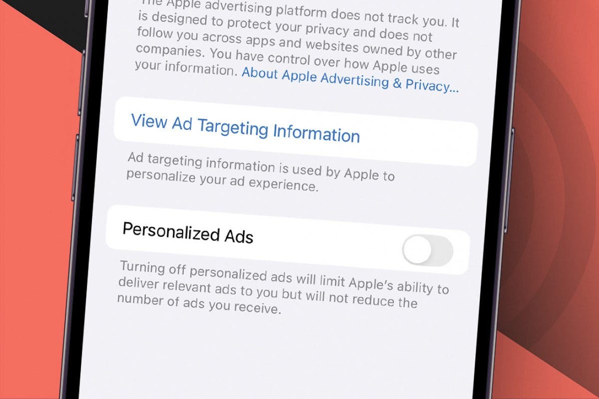 How to Disable Personalized Ads on the iPhone
