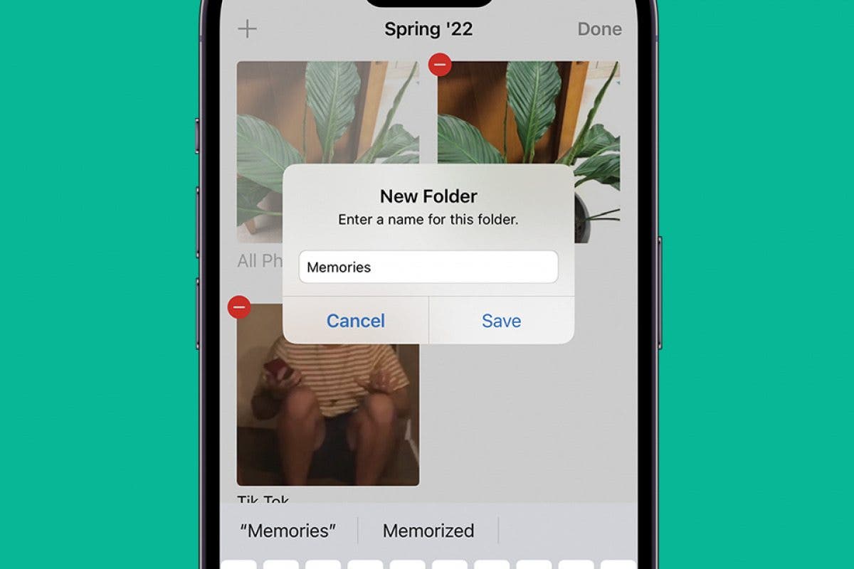 How to Make Folders for Photo Albums on iPhone