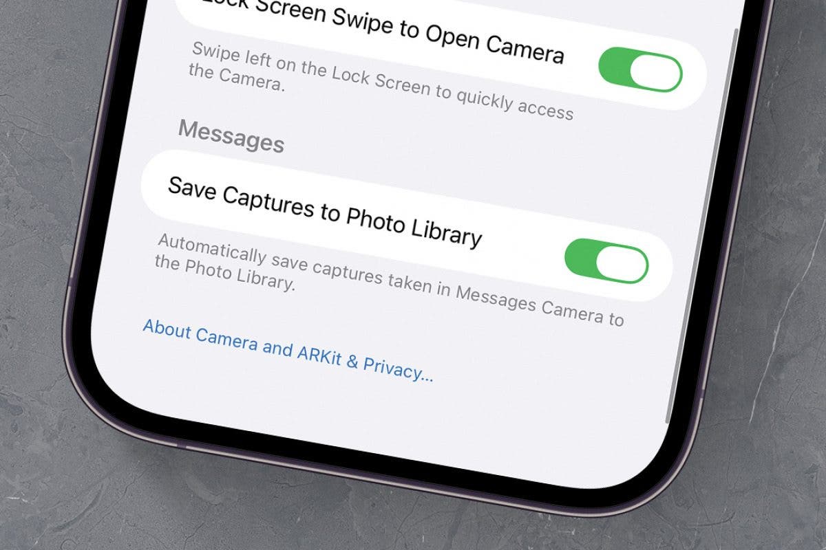 How to Save Photos Captured Via Messages Camera (or Not)