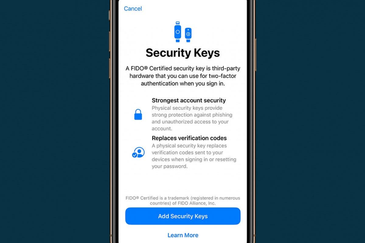 Lock Your Apple Account with a Physical Key