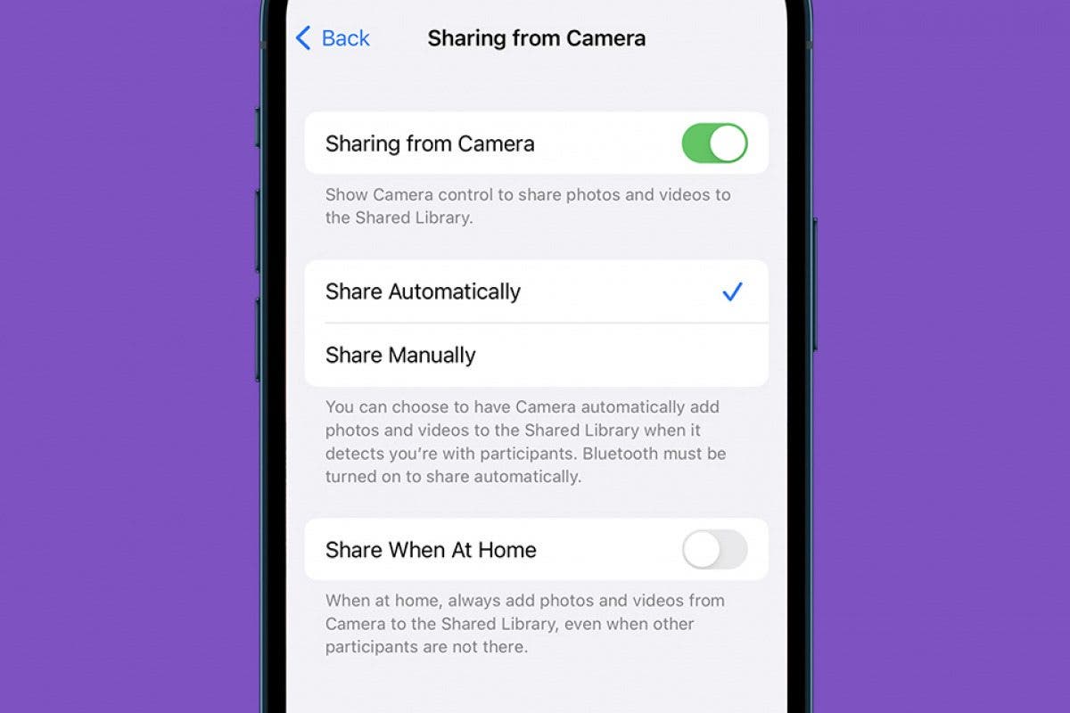 How to Set Up a Shared Photo Library with Auto-Sharing