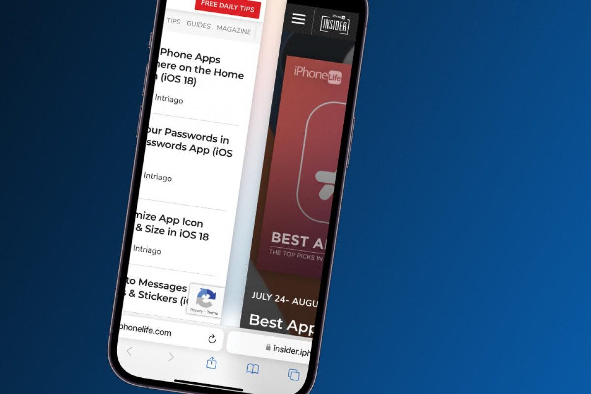 Swipe Between Tabs Quickly & Smoothly on iPhone
