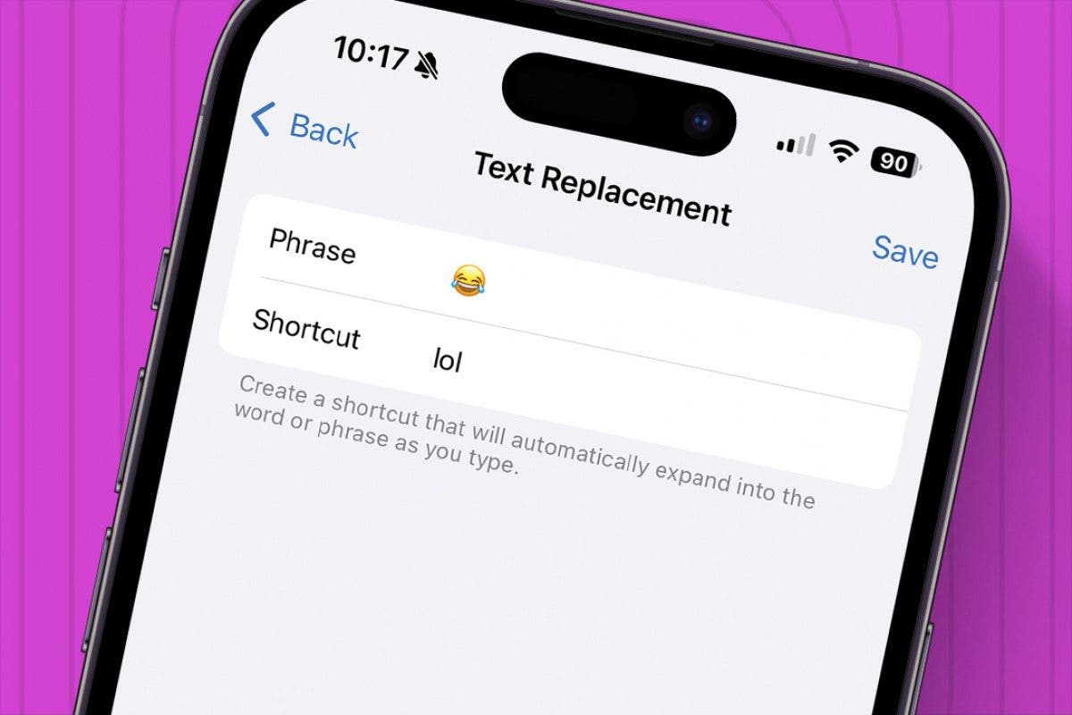 Create a Keyboard Shortcut for Emojis