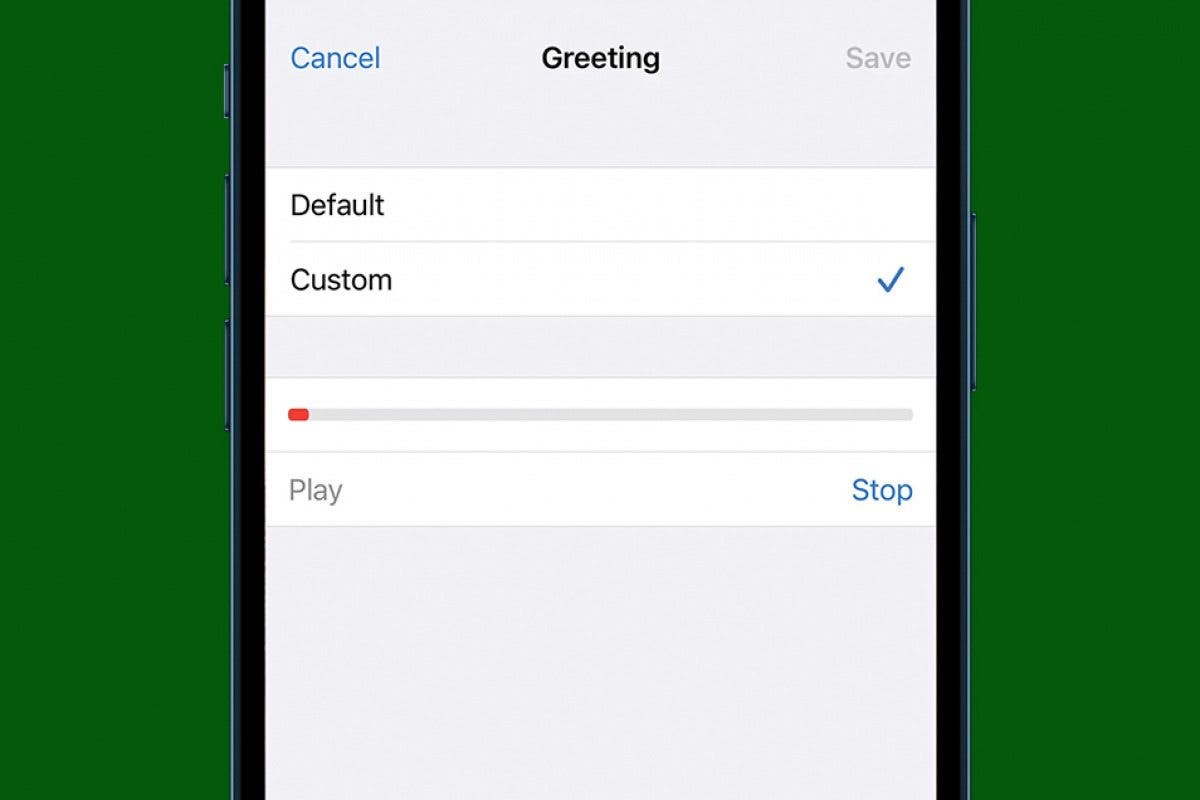 How to Change Voicemail Greeting on iPhone