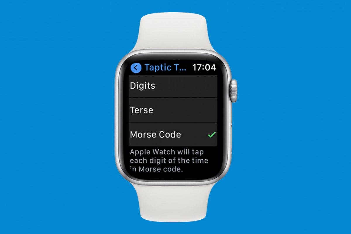 How to Make Your Apple Watch Speak Time or Tap It in Morse Code