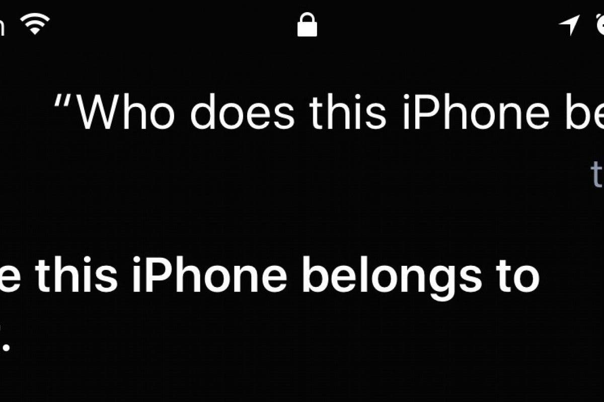 Find an iPhone or iPad? Siri Will Tell You Who Owns It