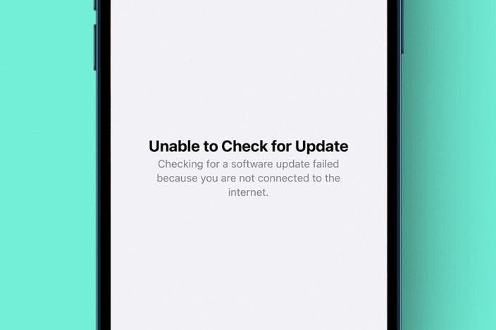 Solved: iPhone Unable to Check for Update Solved: iPhone Unable to Check for Update