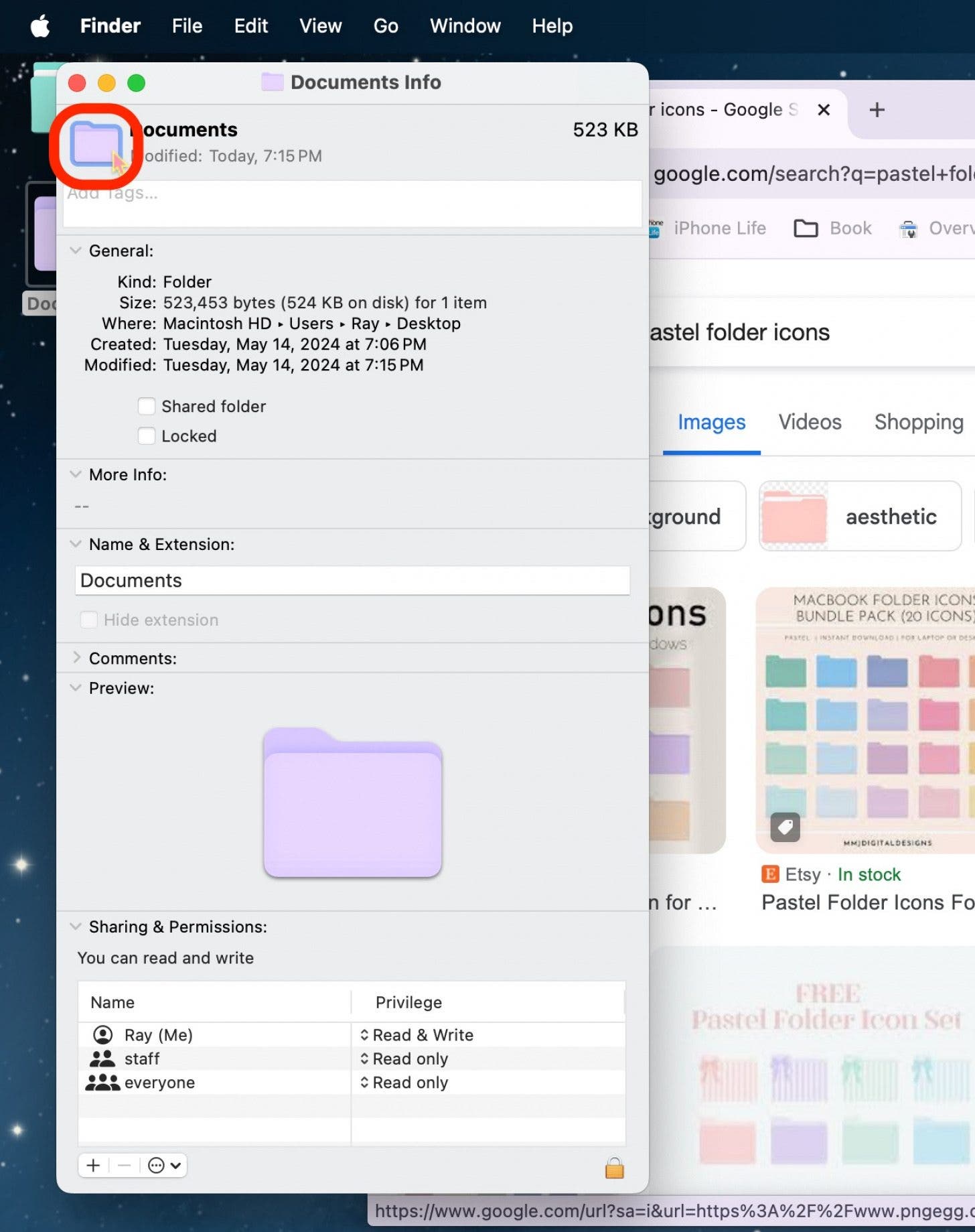 How to Change Folder Color on Mac