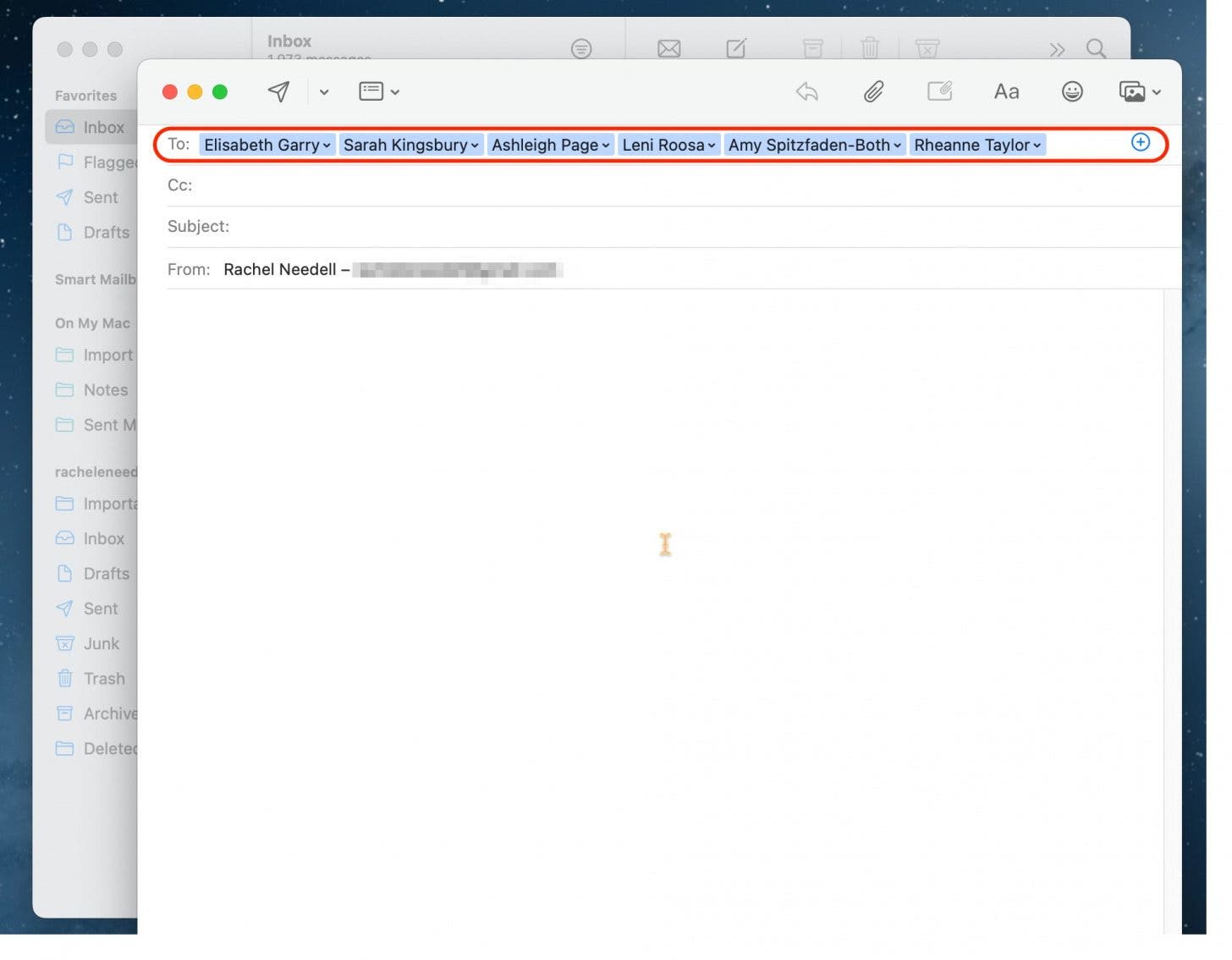 Email Groups of People Easily with a Contact List in Apple Mail | www ...