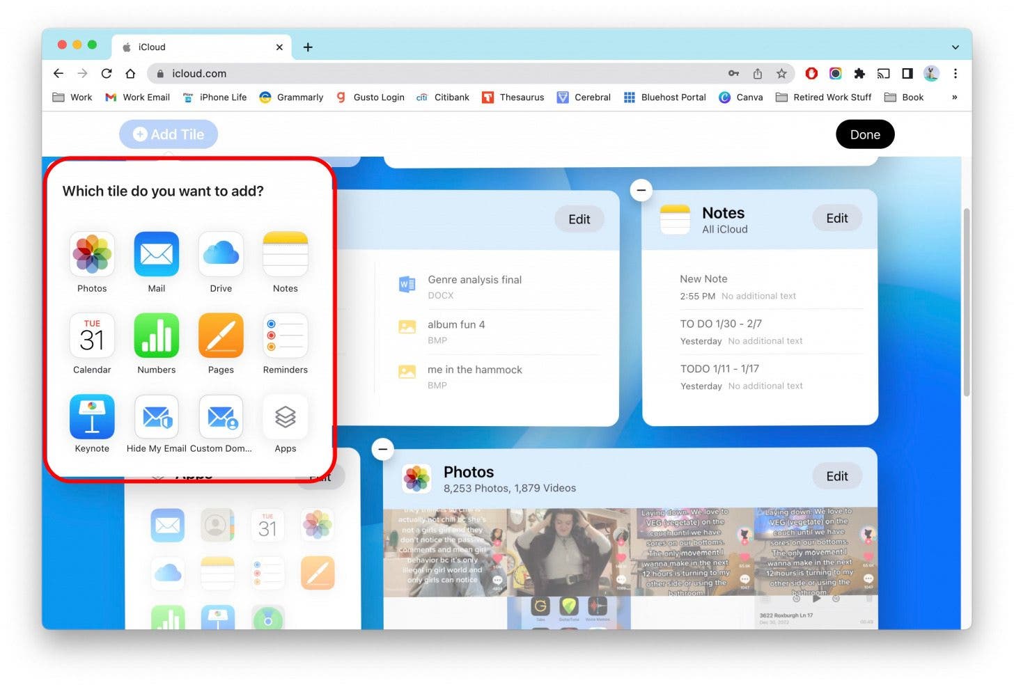 How to Customize Apple's New iCloud Website | www.iphonelife.com