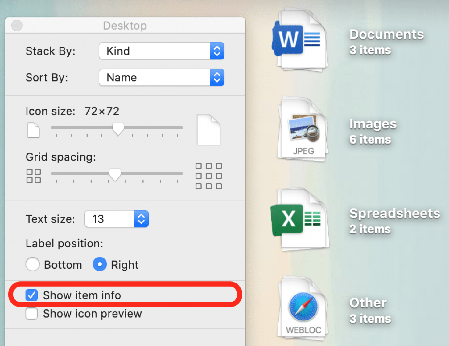 How to Customize Stacks on Mac