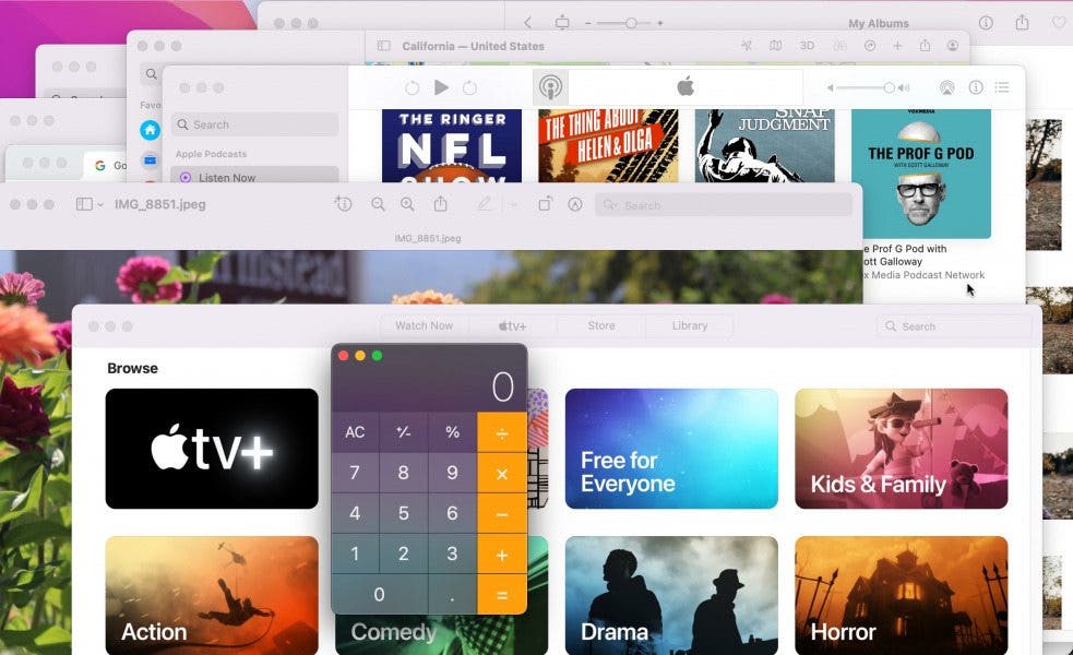 How to See All Open Windows on Mac using Mission Control