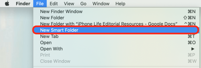 How to Create a Smart Folder on a Mac