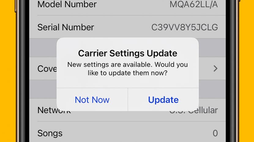 How to Update Carrier Settings on Your iPhone