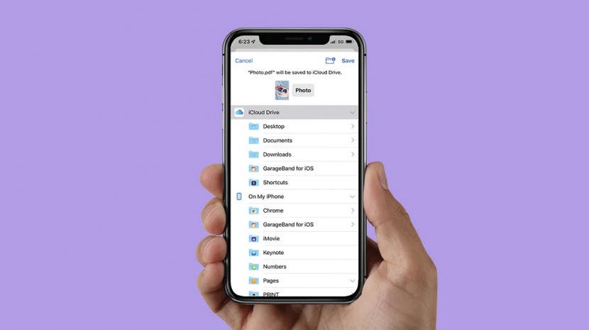 How to Save a Photo as a PDF on iPhone