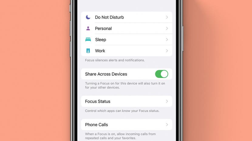 How to Share Focus Mode Across Devices