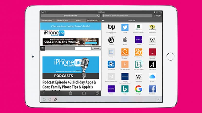 How to Use Split View in Safari on iPad with iOS 10