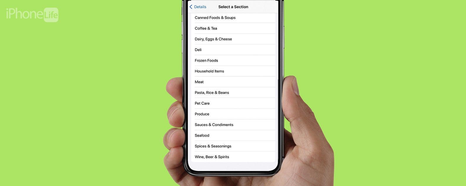 iPhone Grocery List Sorting Wrong? Here's How to Fix It