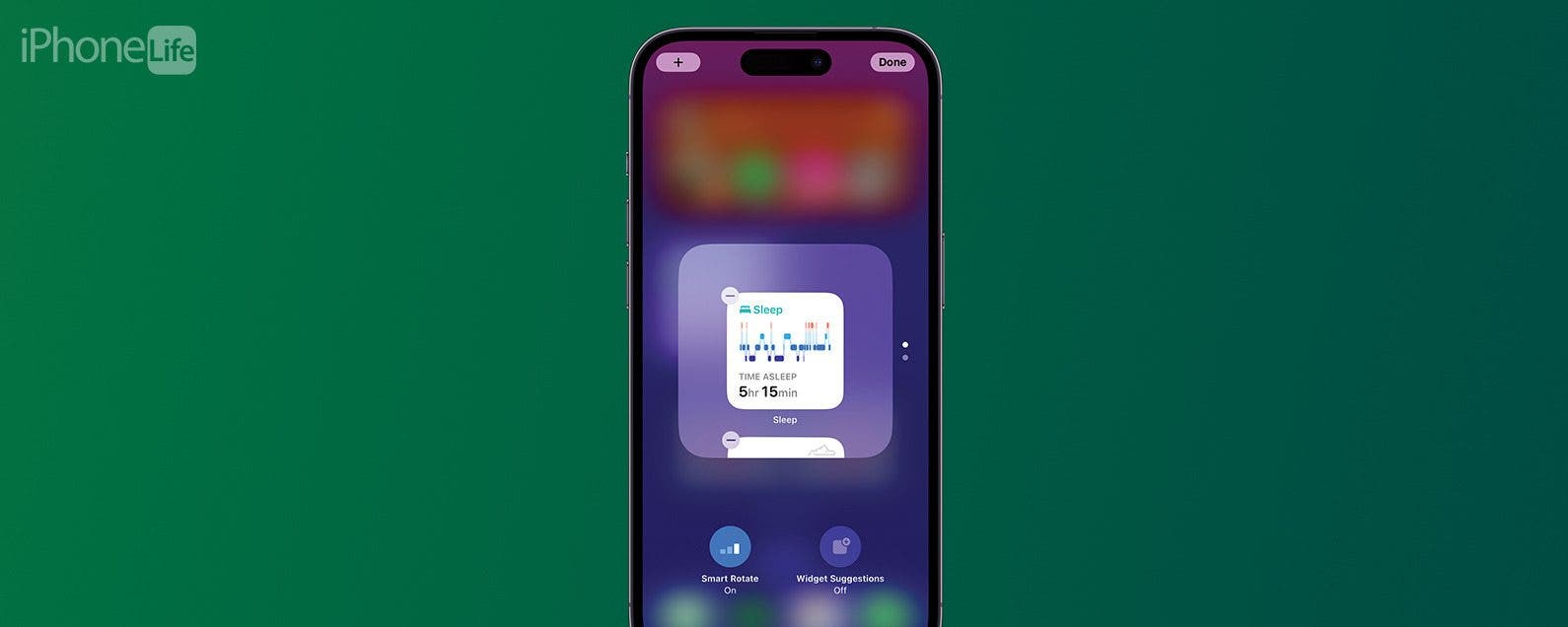 How to Stop Random Adding of Widgets to Smart Stacks