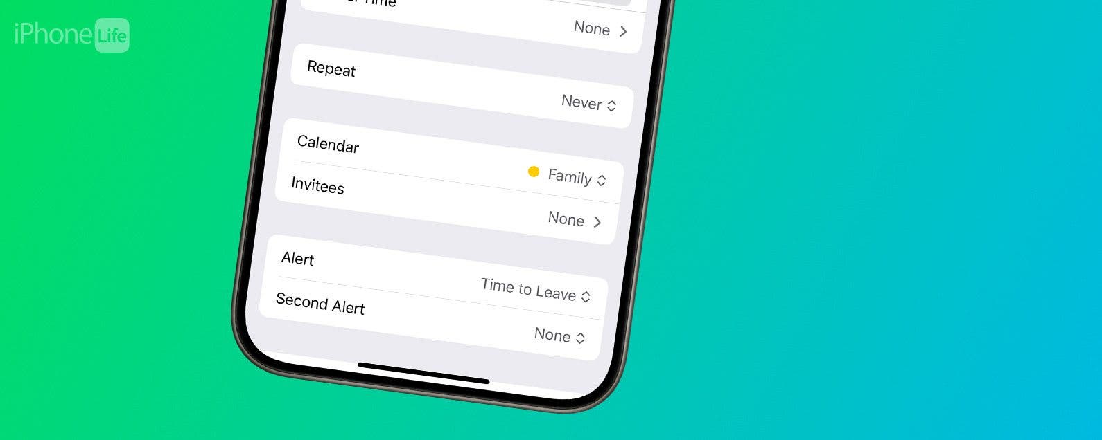 How to Turn On & Use Time to Leave Alerts in the Calendar App