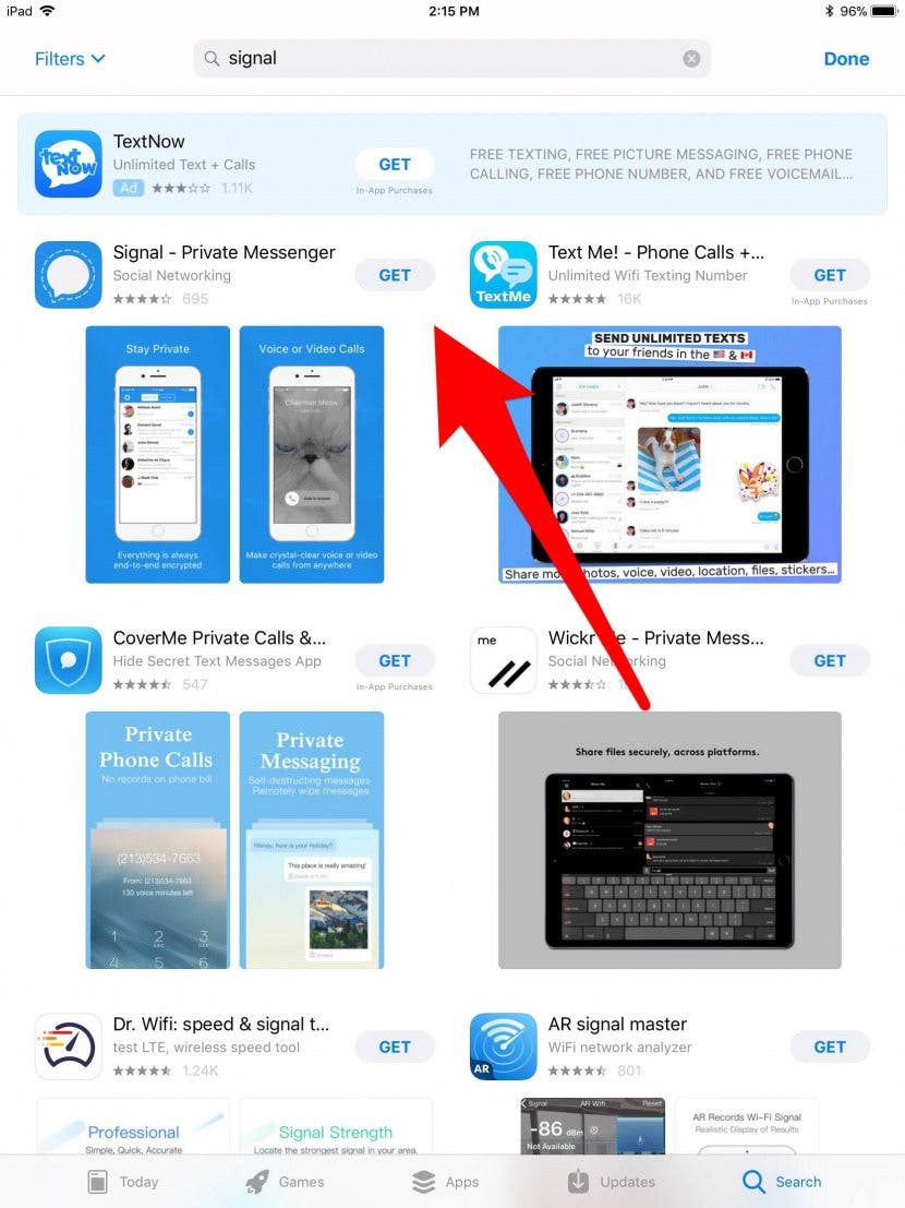 Signal: How to Get the Encrypted Chat App for Your iPad