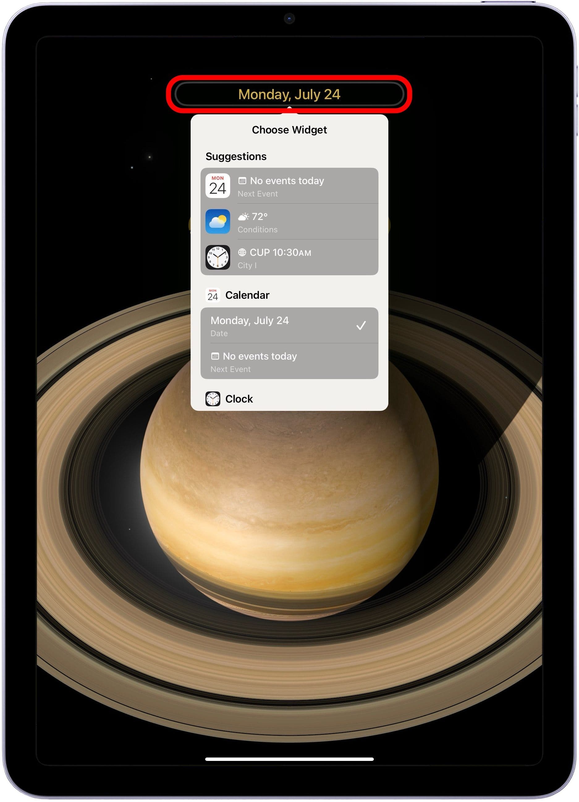 How to Customize Lock Screen on iPad