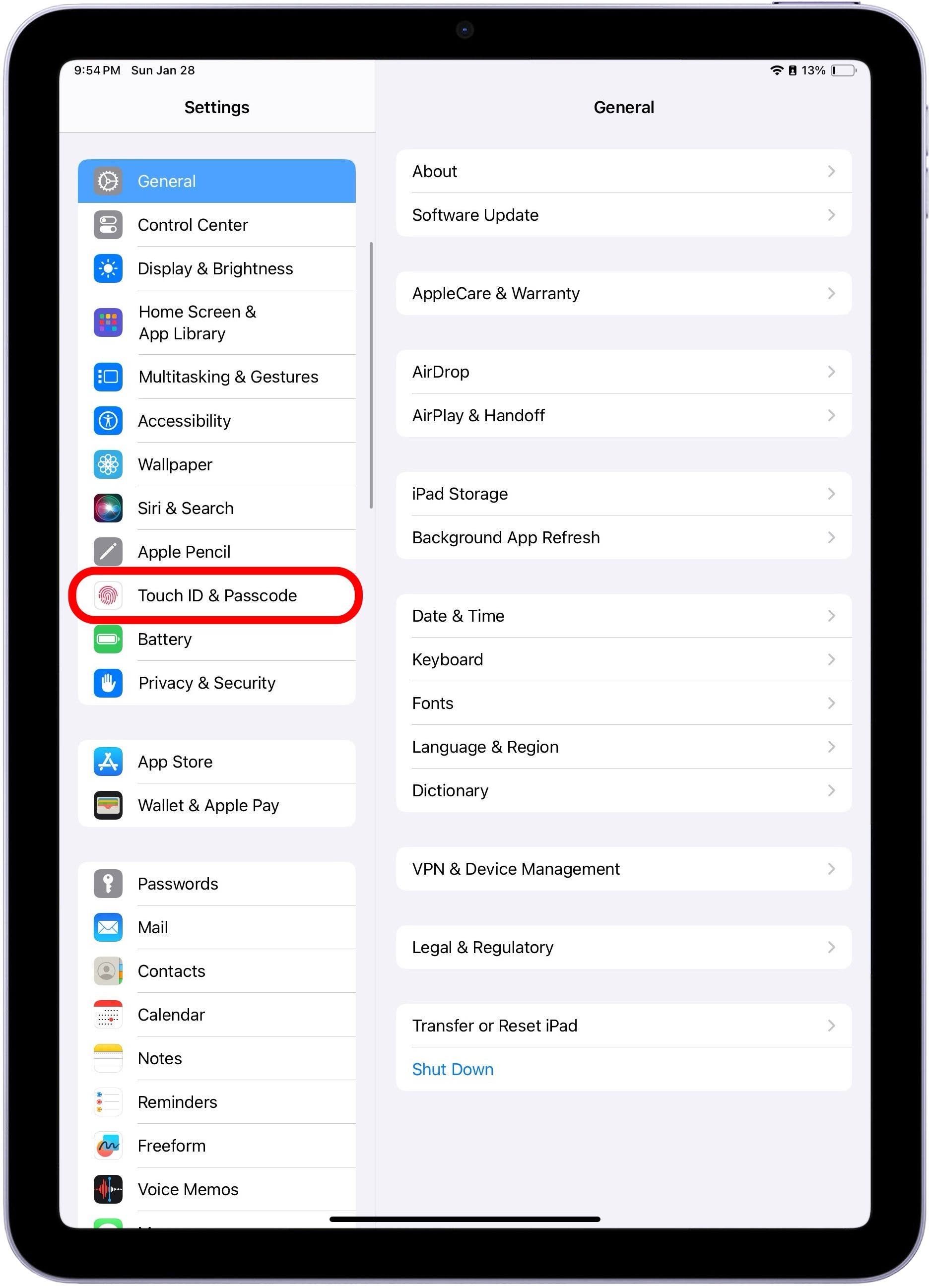 Delete Unknown Fingerprints from Your iPad (or iPhone)