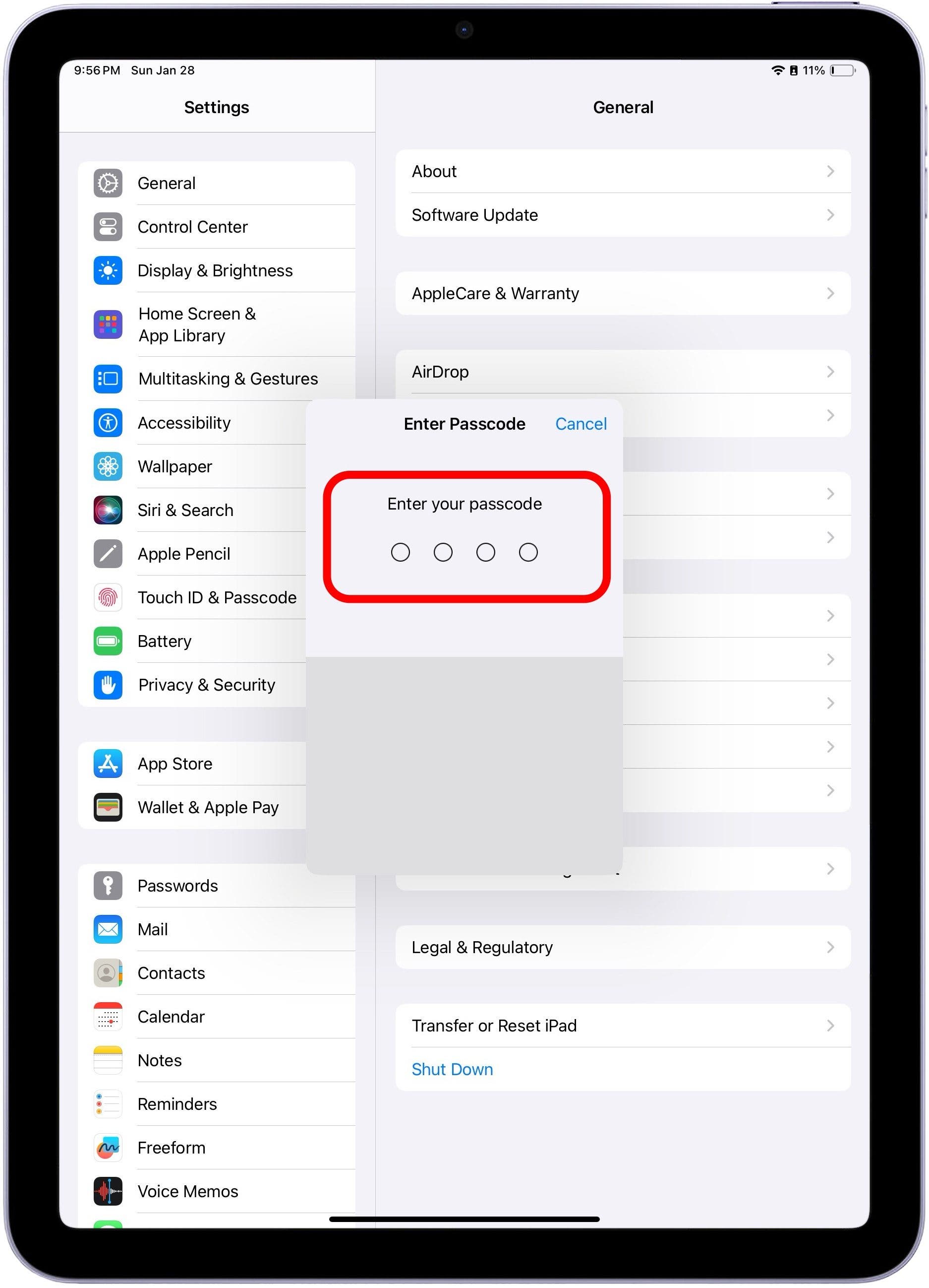 Delete Unknown Fingerprints from Your iPad (or iPhone)