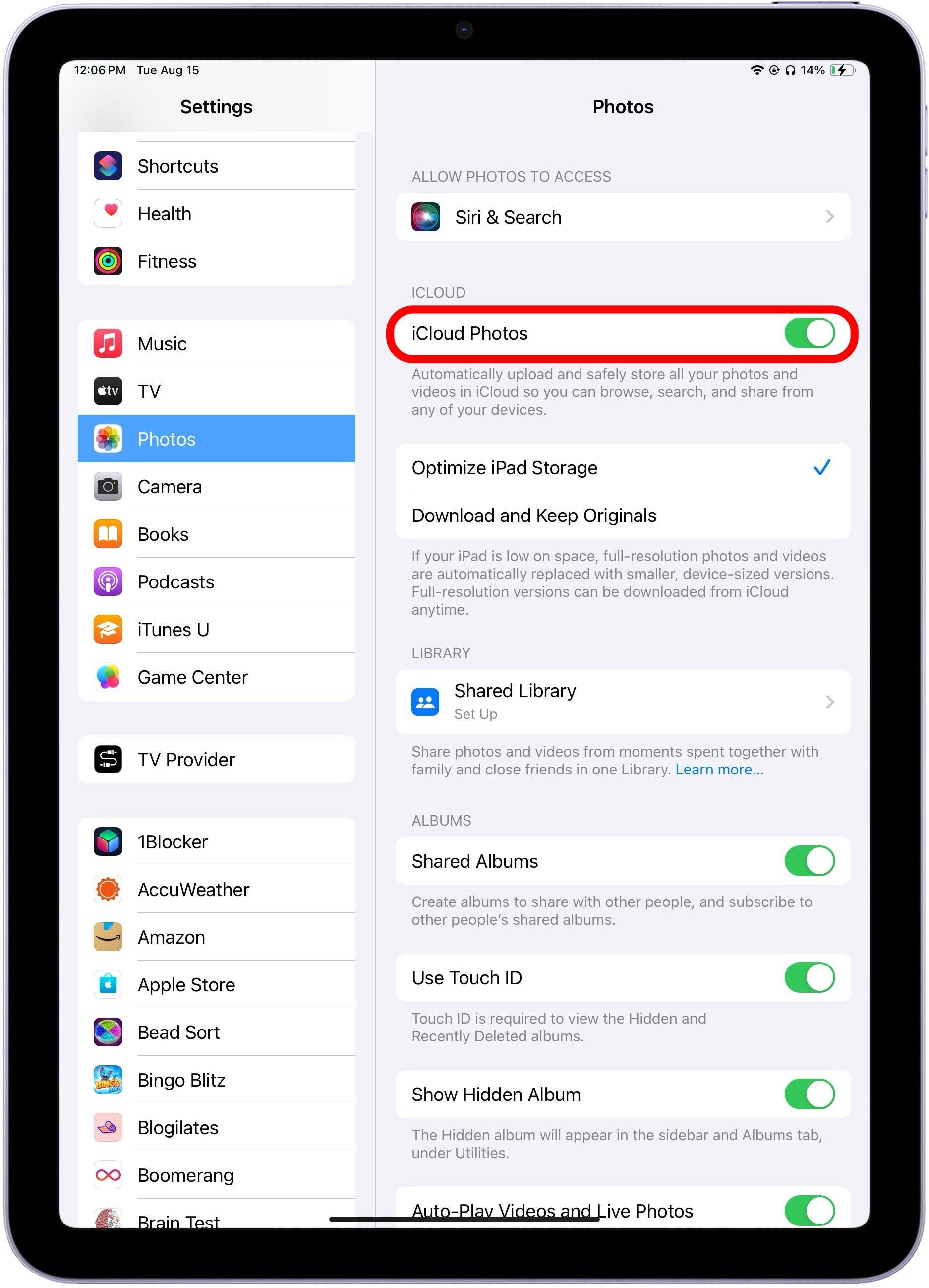 ipad icloud not syncing