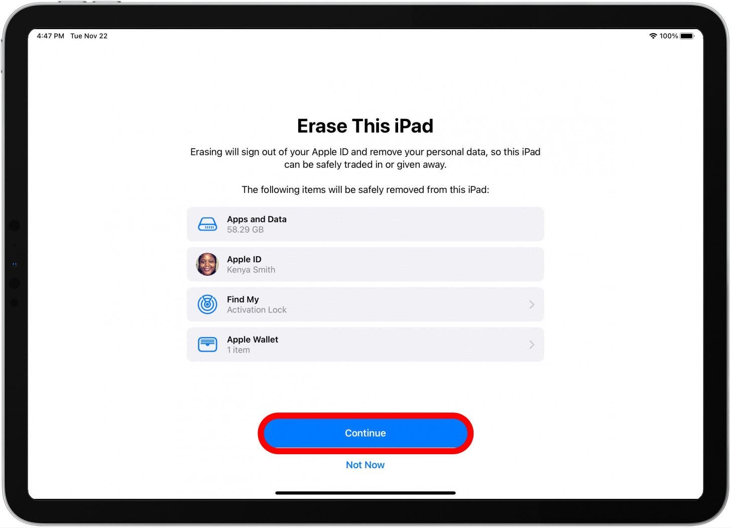 How to Reset iPad to Sell It