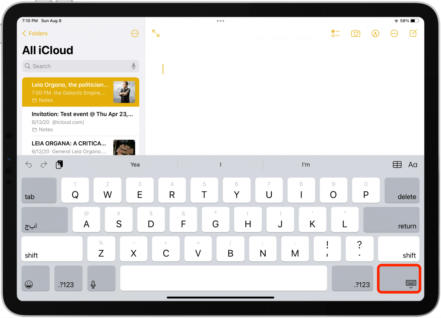 How to Use Your iPad Floating Keyboard