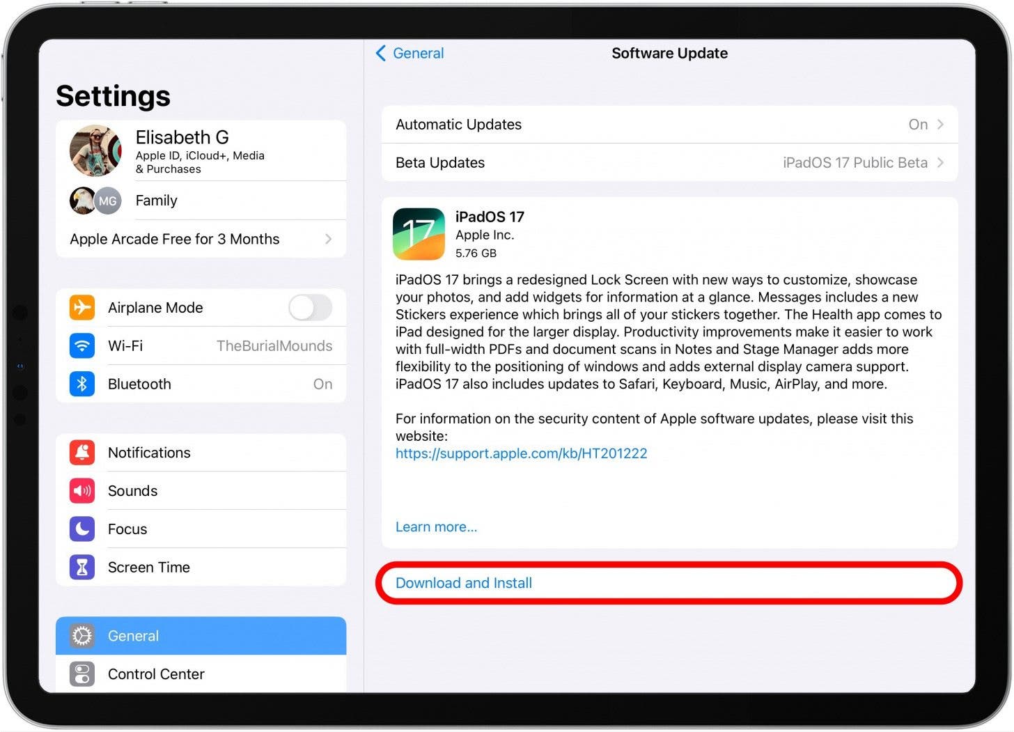 How to Update Your iPad to iPadOS 17