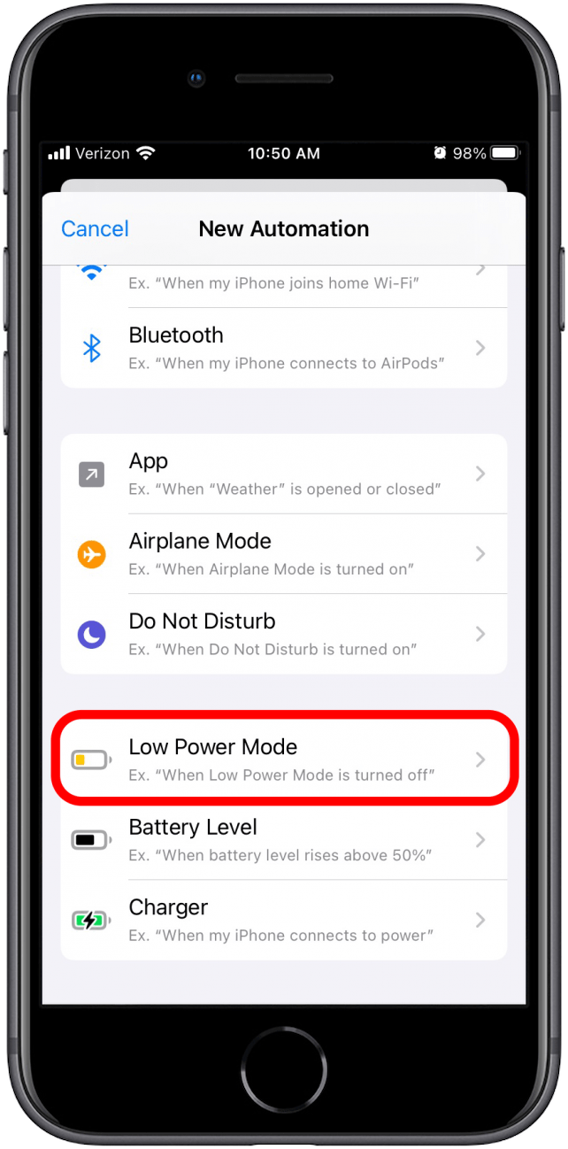 How to Re-enable Low Power Mode on an iPhone