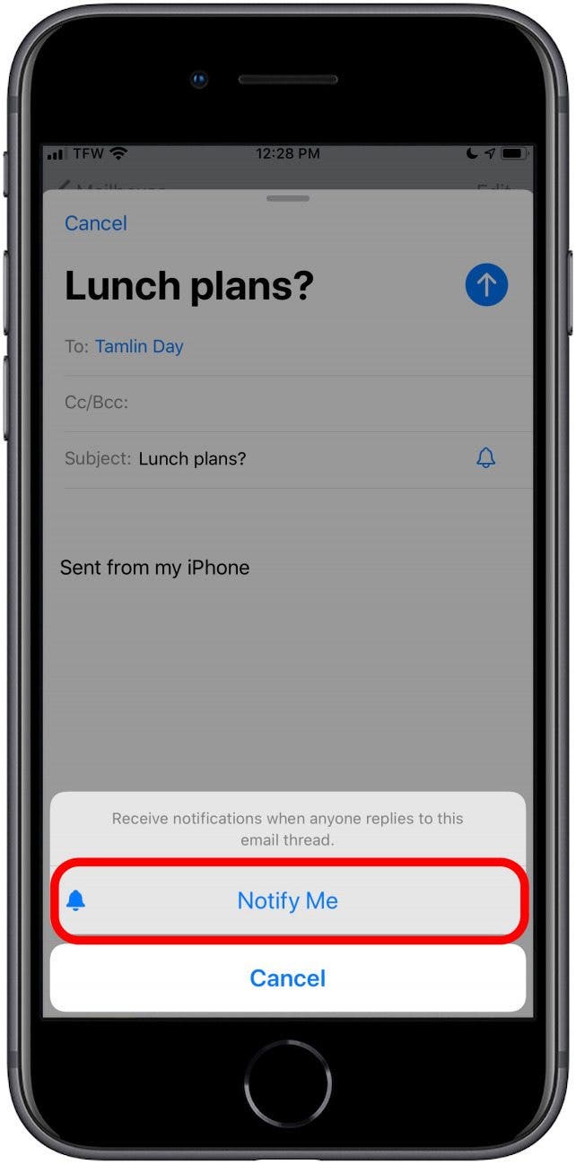 How to Enable Notifications for an Email Thread Using the Mail App