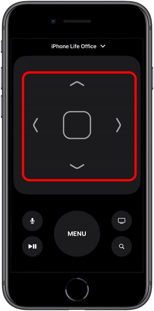 How to Get Directional Buttons for the iPhone Apple TV Remote App