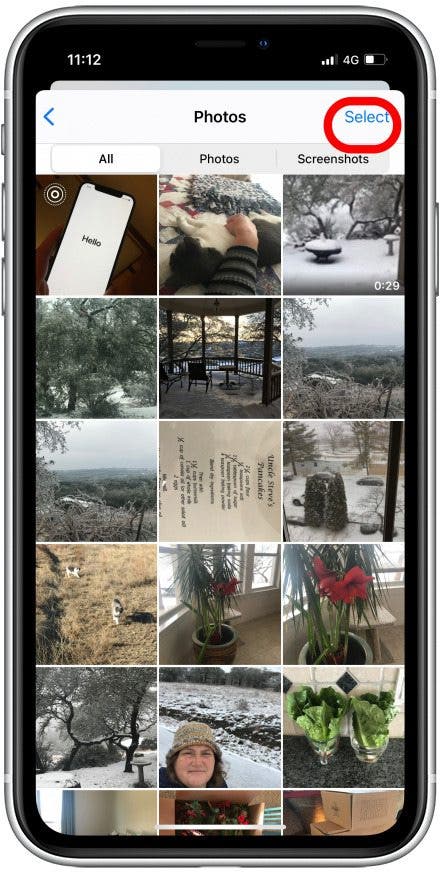 How to Save Photos from an iPhone Message or Email